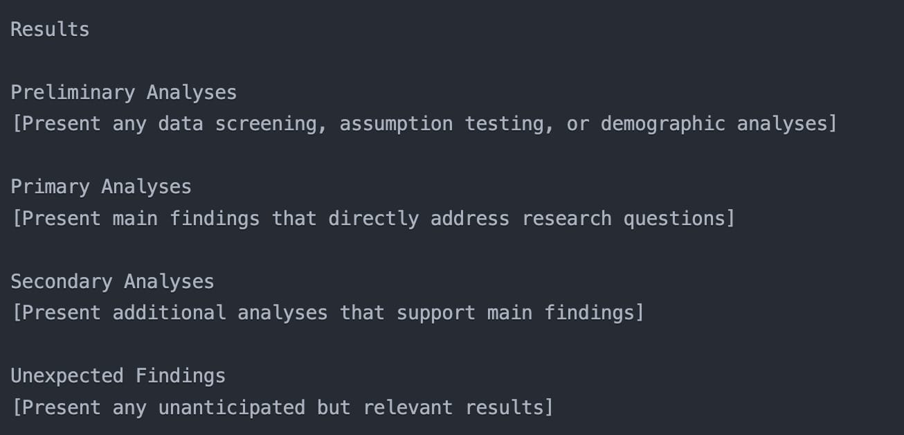 Research Paper Results Section Example: Tips & Examples